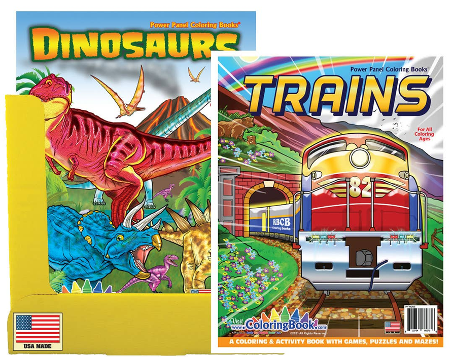 Dinosaurs Trains Coloring Books